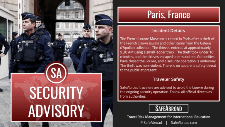 Expect heightened security around the Louvre in Paris, France after a ...